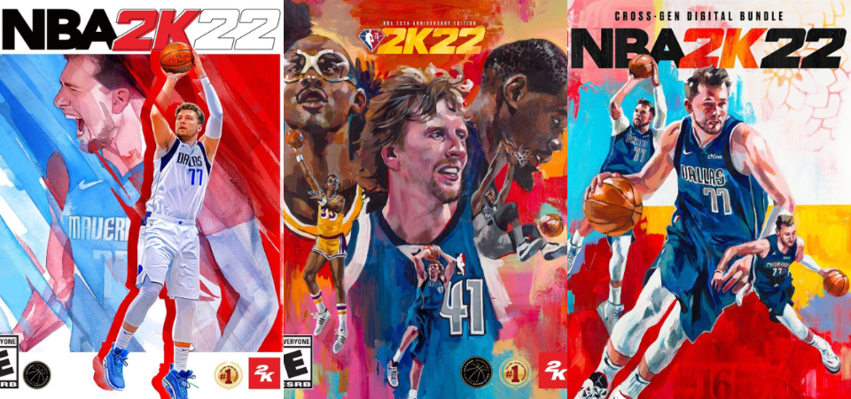 籃球遊戲《NBA 2K22》75 周年封面釋出，新世代球星出頭，三位偉大球星共演傳奇版封面！ - Dappei 台灣最大時尚穿搭社群