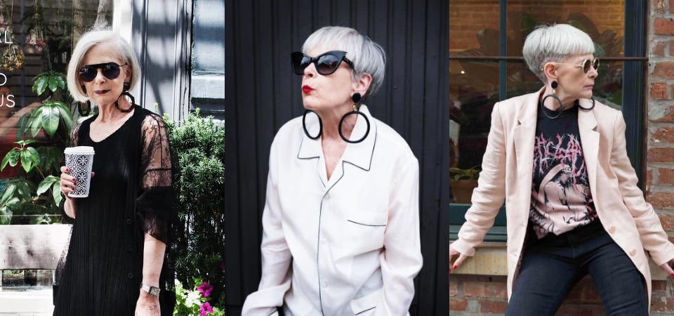 58 歲才修設計課程！Lyn Slater 內心的叛逆與時尚因子，引領她意外走上「時尚指標」之路！ - Dappei 台灣最大時尚穿搭社群