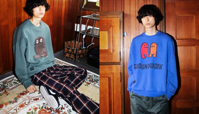 插畫 X 設計的韓國品牌 GROUNDWORK 登台，小怪獸大學 T 太逗，穿上街不可能有人比你有酷趣味！ | Dappei