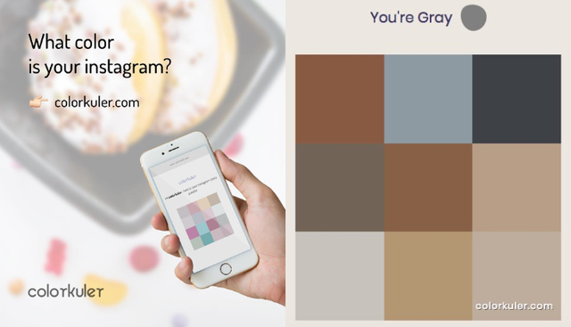 你擁有什麼樣的個性？網站 Colorkuler 幫你檢測 2019 年 你的 「IG 代表色」！ | Dappei