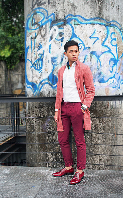 穿搭主題：一身紅 by David | Dappei